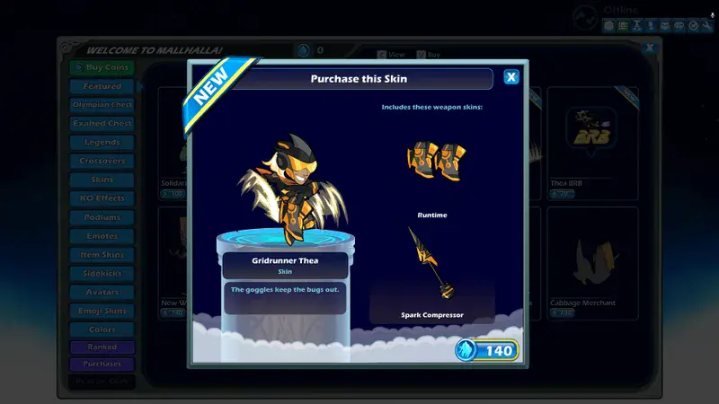 Thea in Brawlhalla: Available Now | DashFight