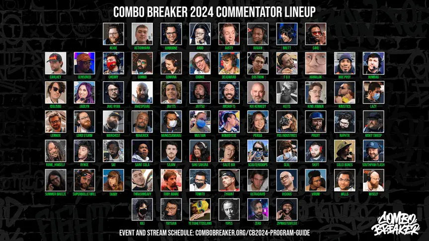 Combo Breaker Commentator Lineup Announced | DashFight