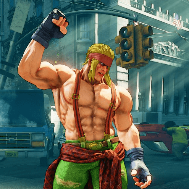 Gunfight reveals his match up chart for Alex in SFV