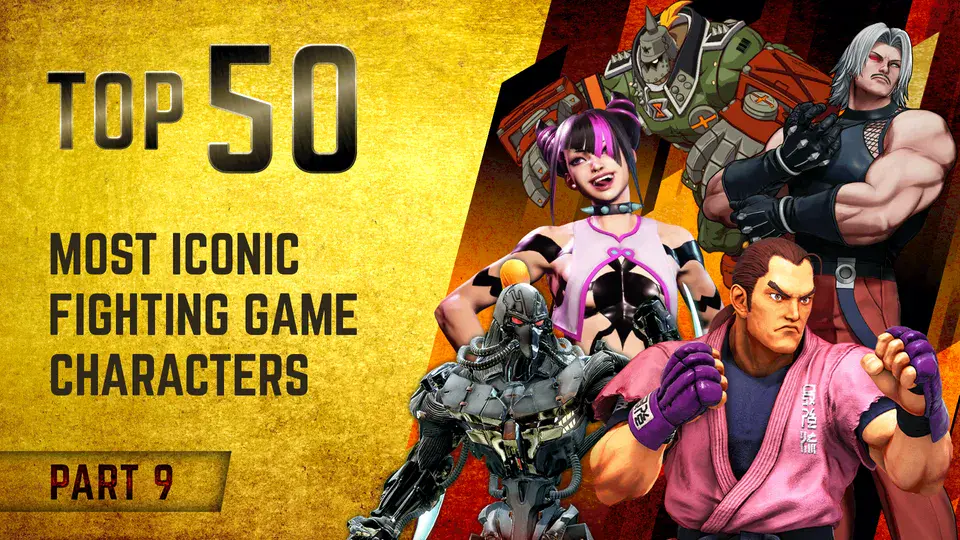 Top 50 Most Iconic Fighting Game Characters Part 9 Dashfight