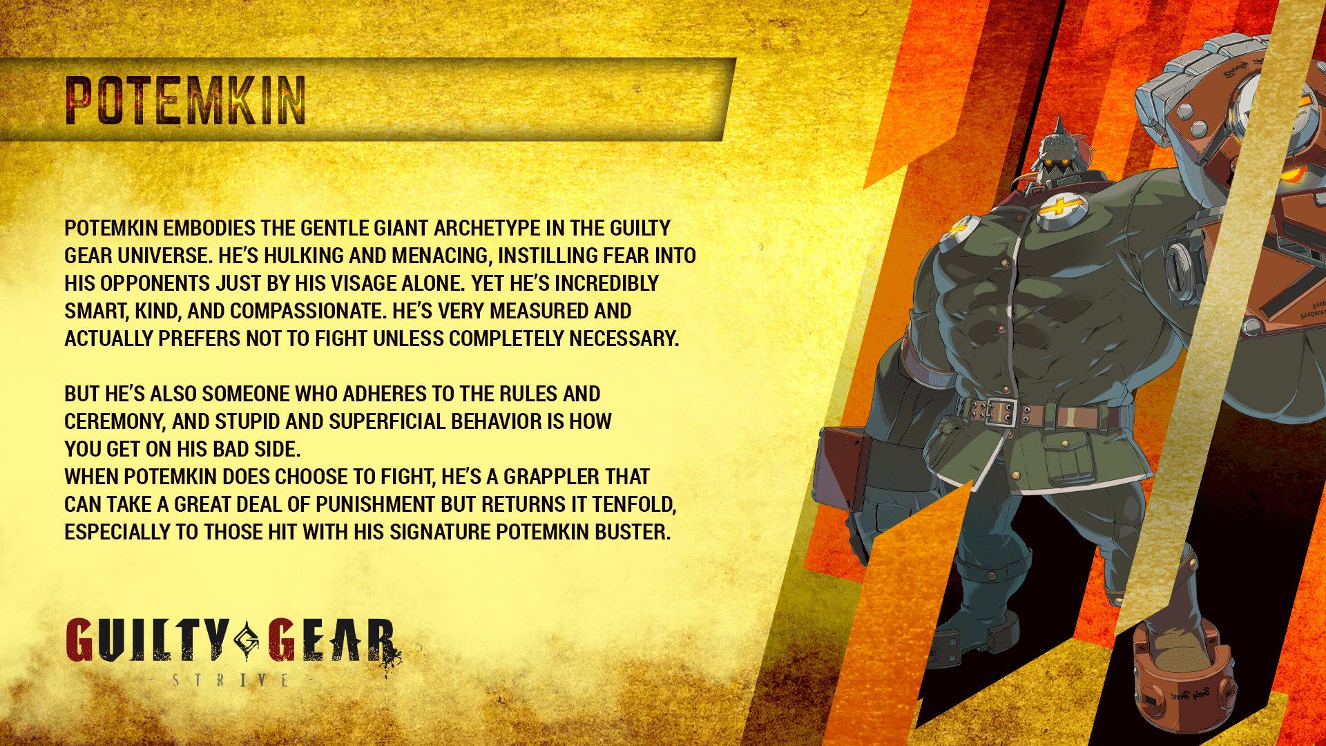 Guilty Gear Potemkin Lore