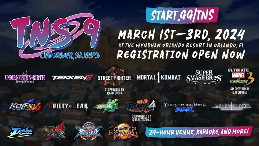 TNS 9: CEO Never Sleeps Announced | DashFight
