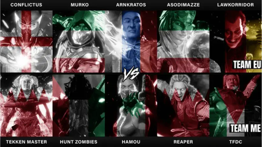 MK11 Europe and Middle East Clash In Gigantic 5v5 Tournament | DashFight