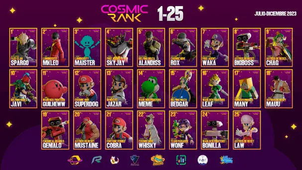 Cosmic Hive Presents 100 Best Mexican SSBU Players Rankings | DashFight