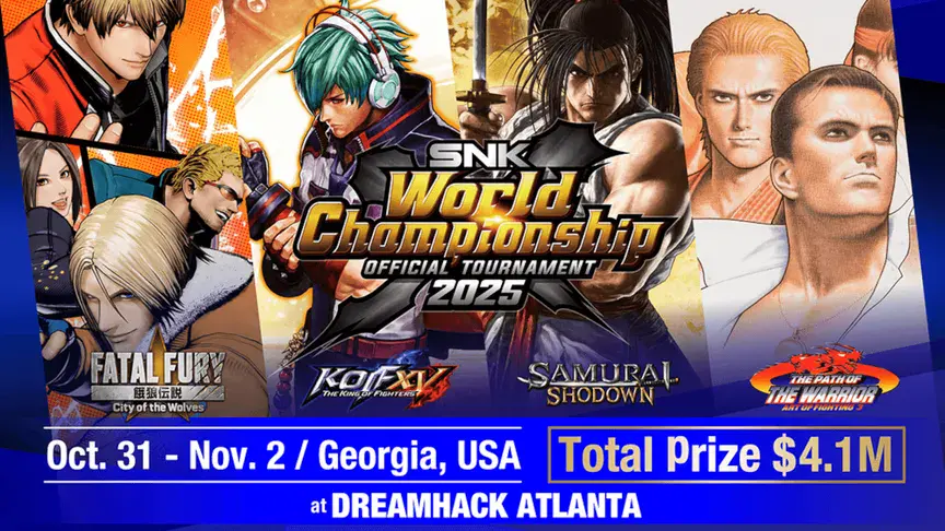 SNK World Championship 2025 Unveils Full Schedule for Atlanta | DashFight