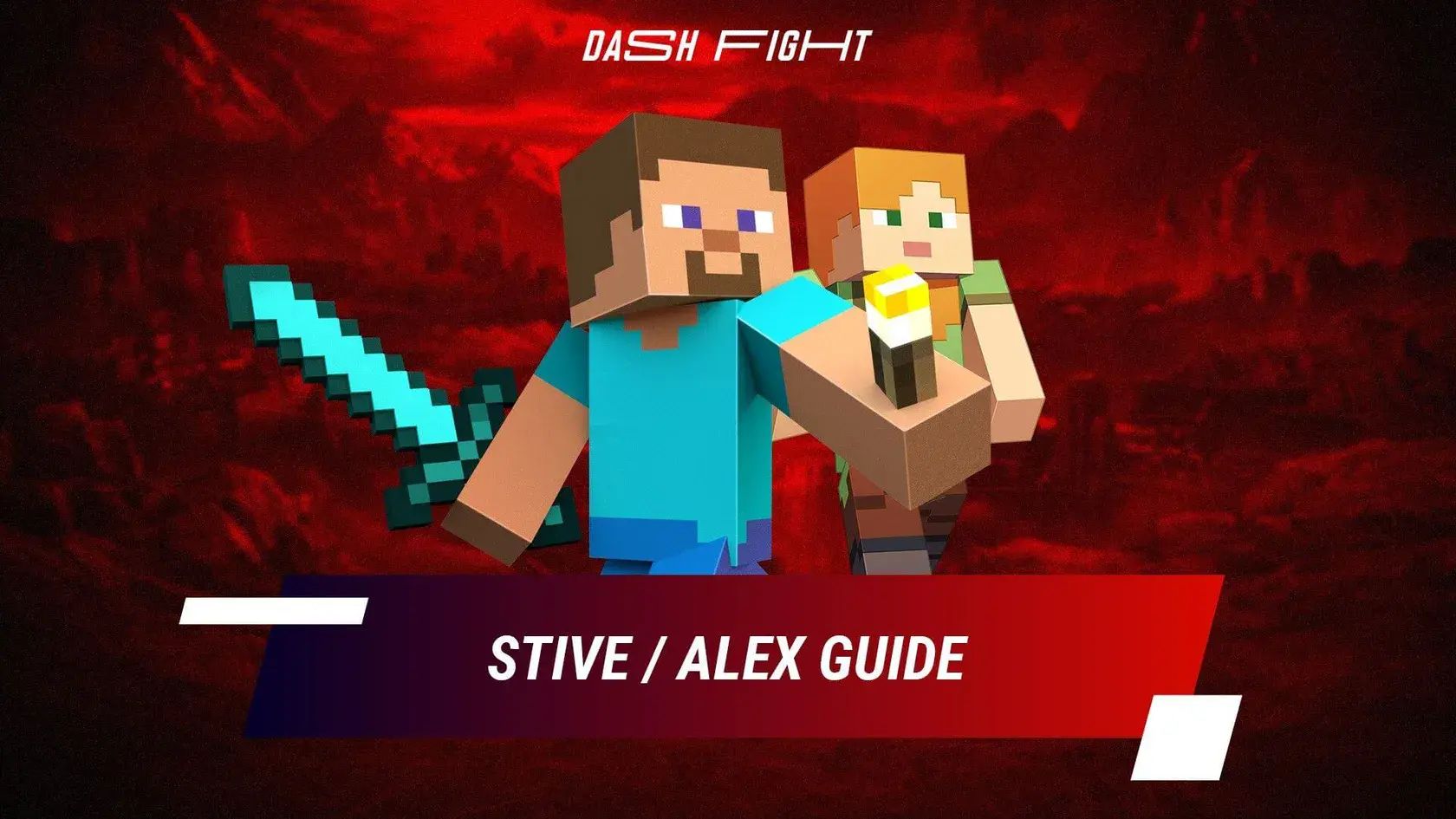 How to play Steve and Alex in SSBU - Move Guide | DashFight