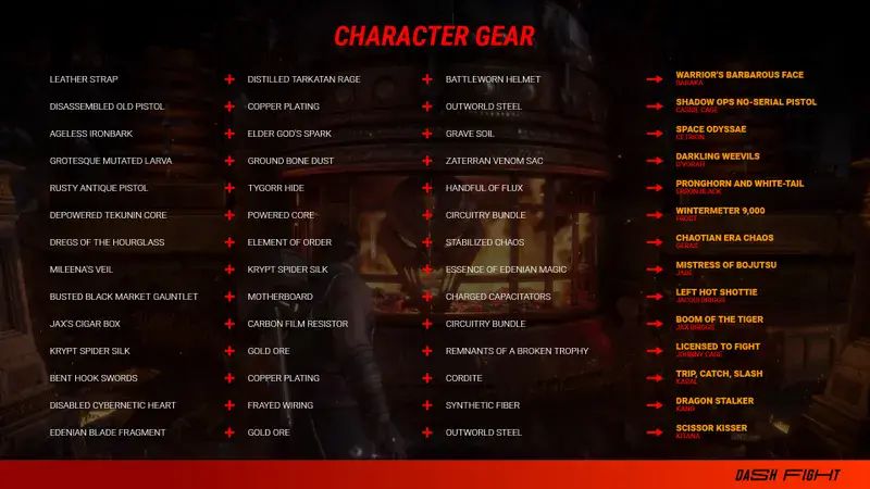 MK11 Forge Recipes Krypt Guide | DashFight