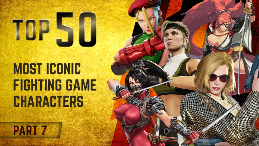 Top 50 Most Iconic Fighting Game Characters - Part 7 | DashFight