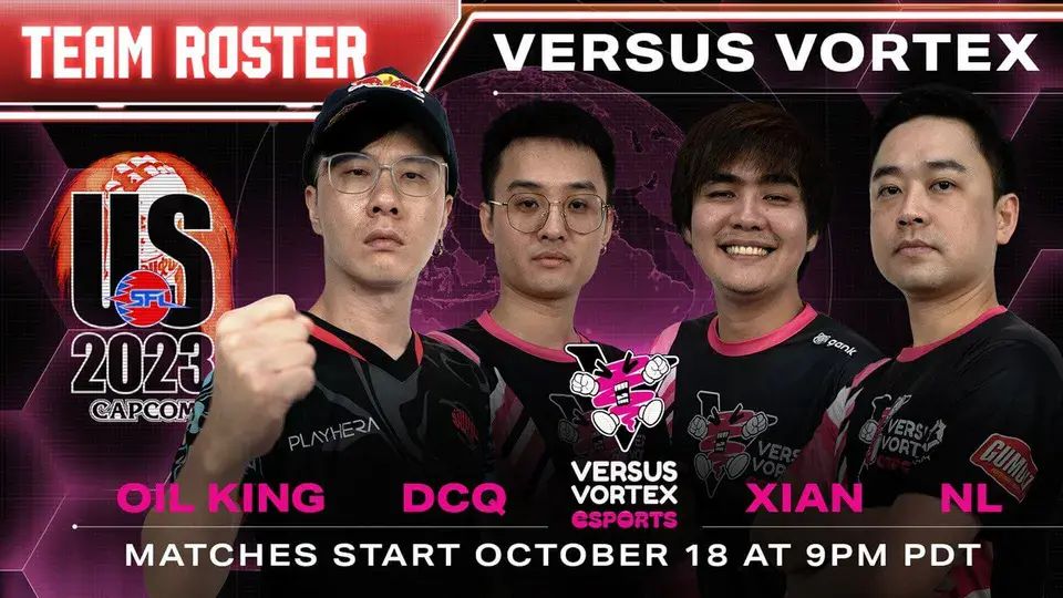 Versus Vortex Announced as Latest Team for SFL US | DashFight