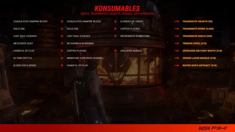 MK11 Forge Recipes Krypt Guide | DashFight