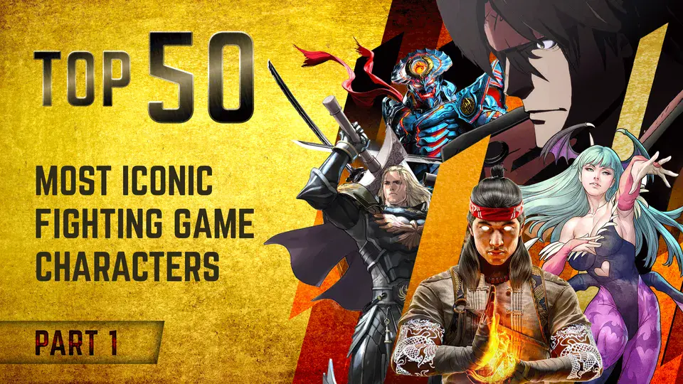 Top 50 Most Iconic Fighting Game Characters - Part 1 | DashFight