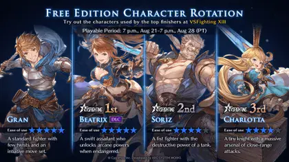 Beatrix: Granblue Fantasy Versus: Rising | DashFight