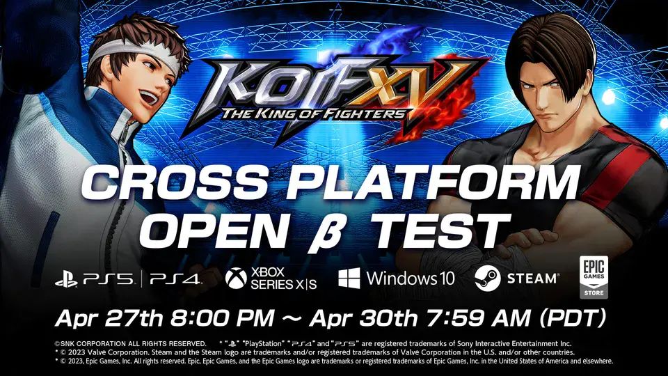 The King Of Fighters XV will hold a Cross-Platform Beta Test This Week ...