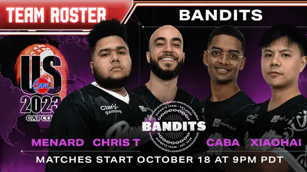 Bandits Announce Roster For Street Fighter League USA | DashFight