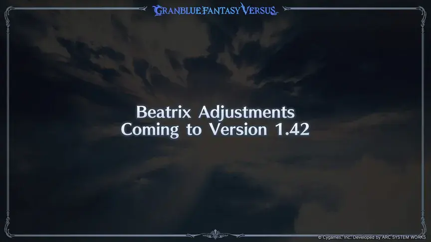 Granblue Fantasy Versus: Rising 1.42 Patch Notes - Beatrix Adjustments ...