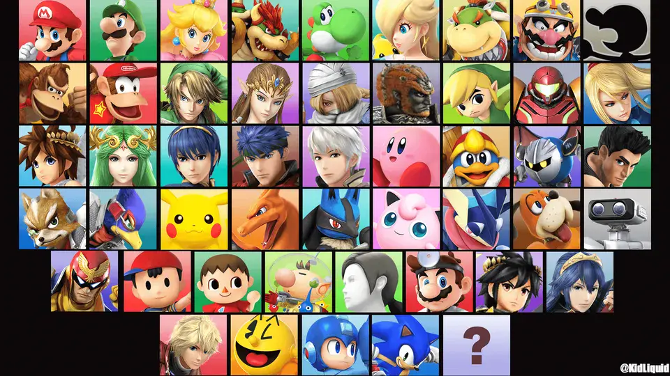 Poll about adding new characters to Super Smash Bros. Ultimate ...