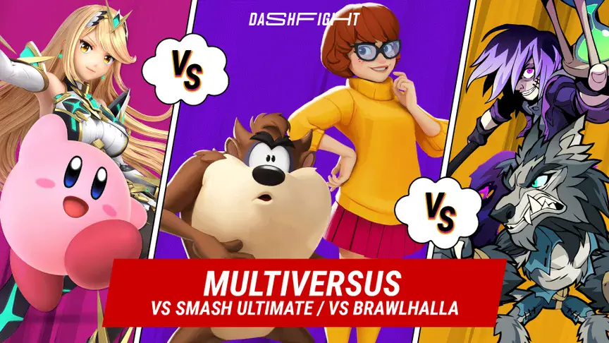 MultiVersus vs Smash Ultimate (and vs Brawlhalla) | DashFight