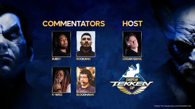 Commentator Lineup For European Tekken Cup 2023 | DashFight
