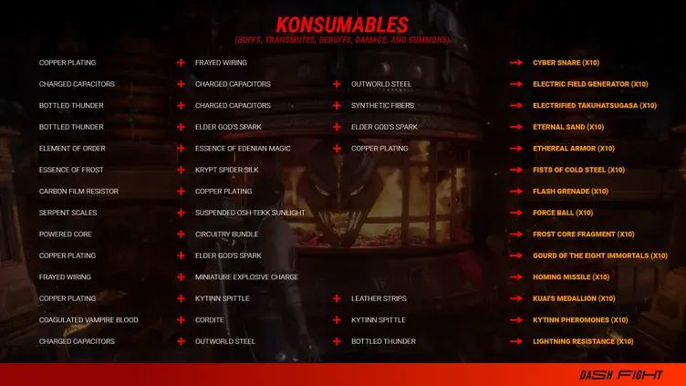 MK11 Forge Recipes Krypt Guide | DashFight