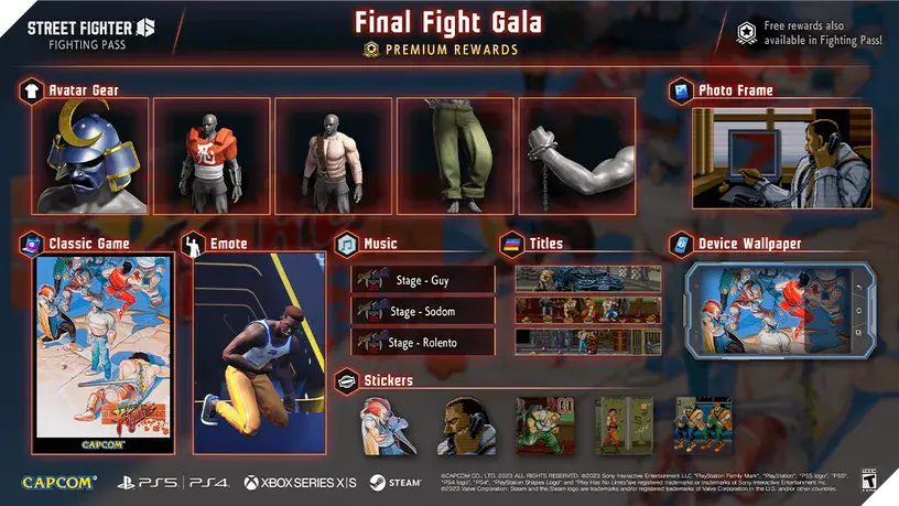 Capcom Revealed Rewards In The New Fighting Pass | DashFight