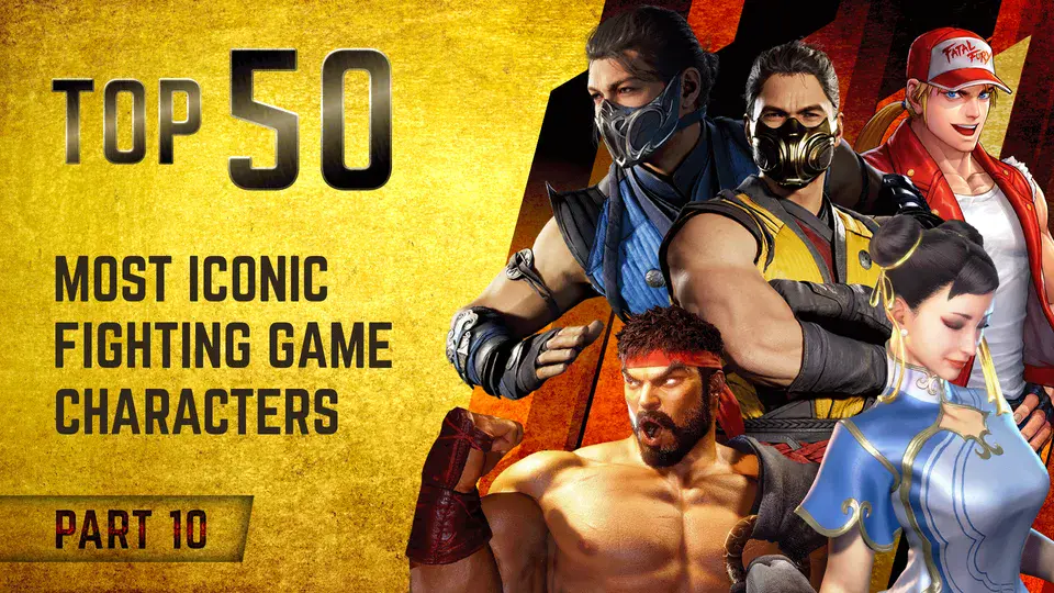 Top 50 Most Iconic Fighting Game Characters - Part 10 | DashFight